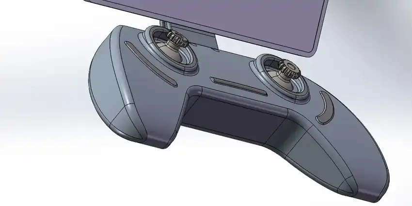 Joystick Mechanism Design Services | Drawings and 2D and 3D